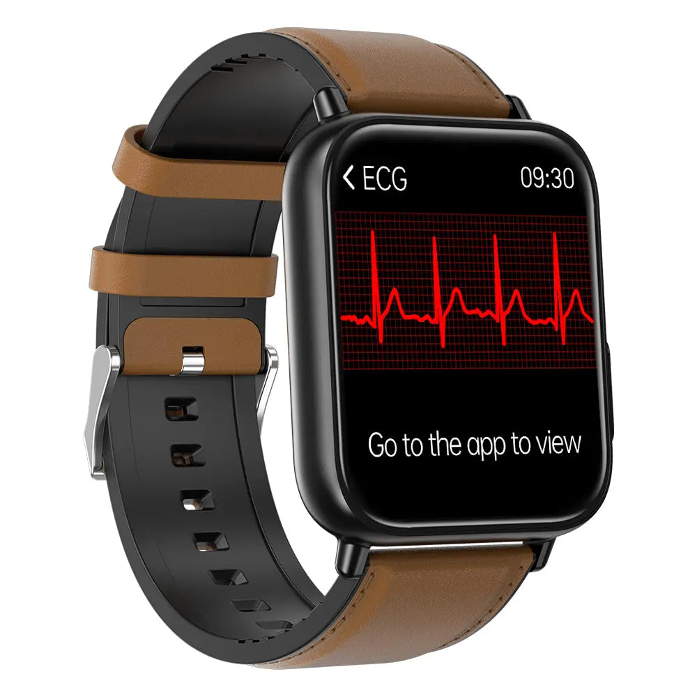 FITVII GT5 Powerful Smartwatch ECG with Heart Rate Blood Pressure ...